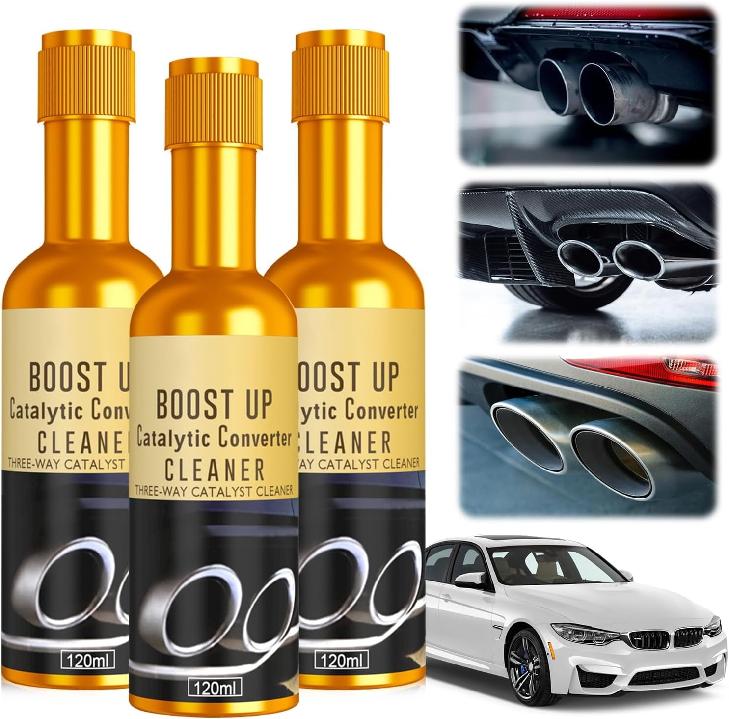 3Pcs Catalytic Converter Cleaner,Catalytic Converter Cleaner Kit,Auto ...