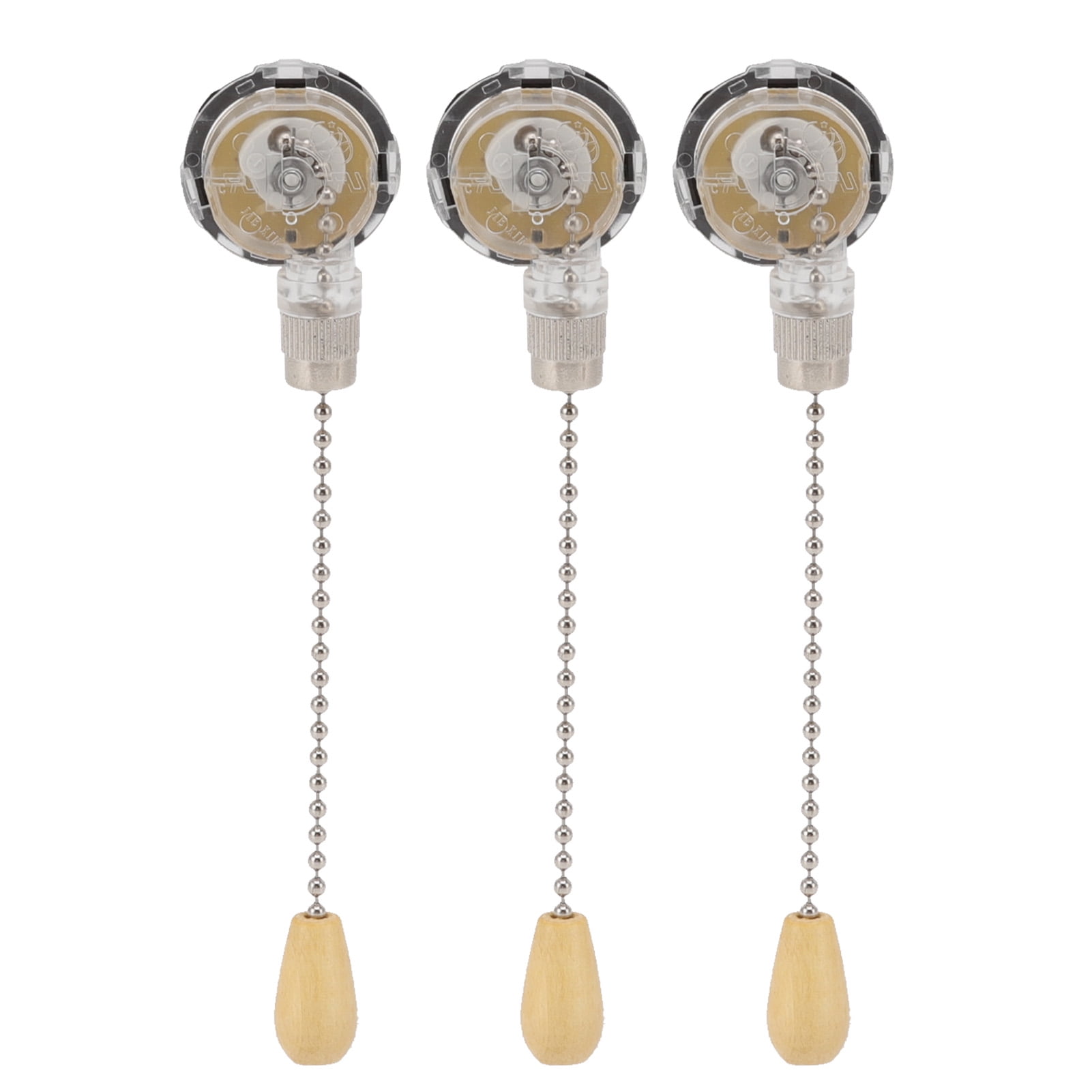 3Pcs Ceiling Fan Lamp Switch Rustproof Replacement Ceiling Light Pull ...