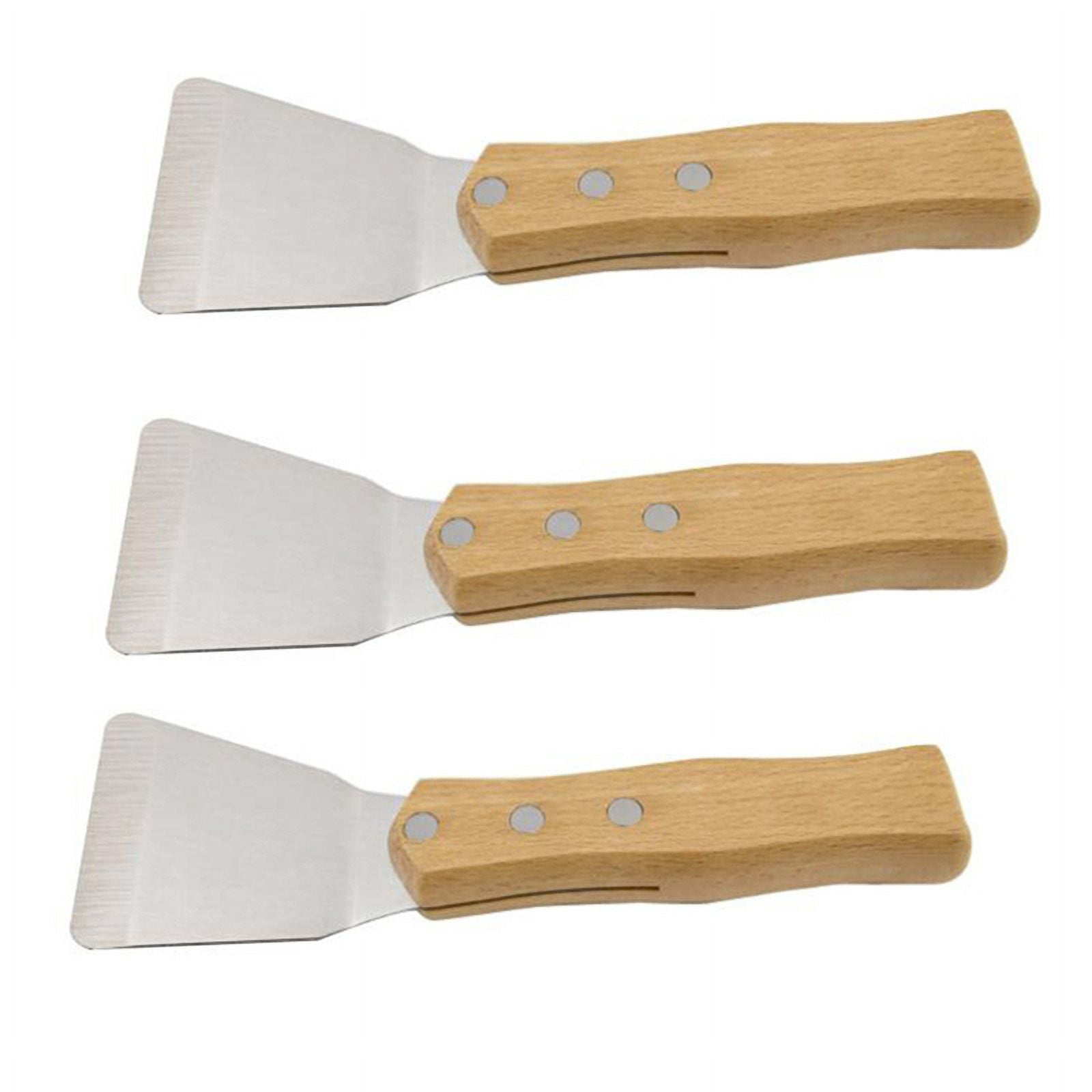 3Pcs Ceiling Install Spatula Scoop with Wooden Handle Stretch Ceiling ...