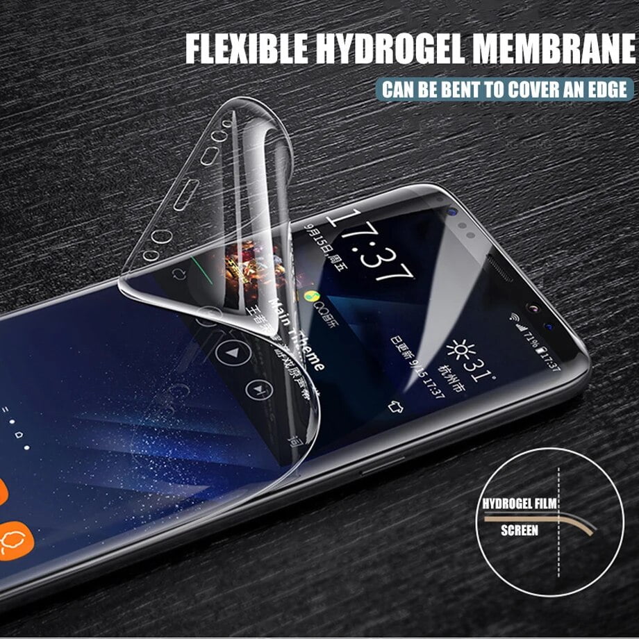 3Pcs Clear Soft TPU Hydrogel Film For Samsung Galaxy S8 S9 S10 S20 S21 S22 S23 S24 Note 20 Ultra ...