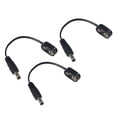 3Pcs Clip Converter Power Cable Power Adapter Power Supply Cable ...