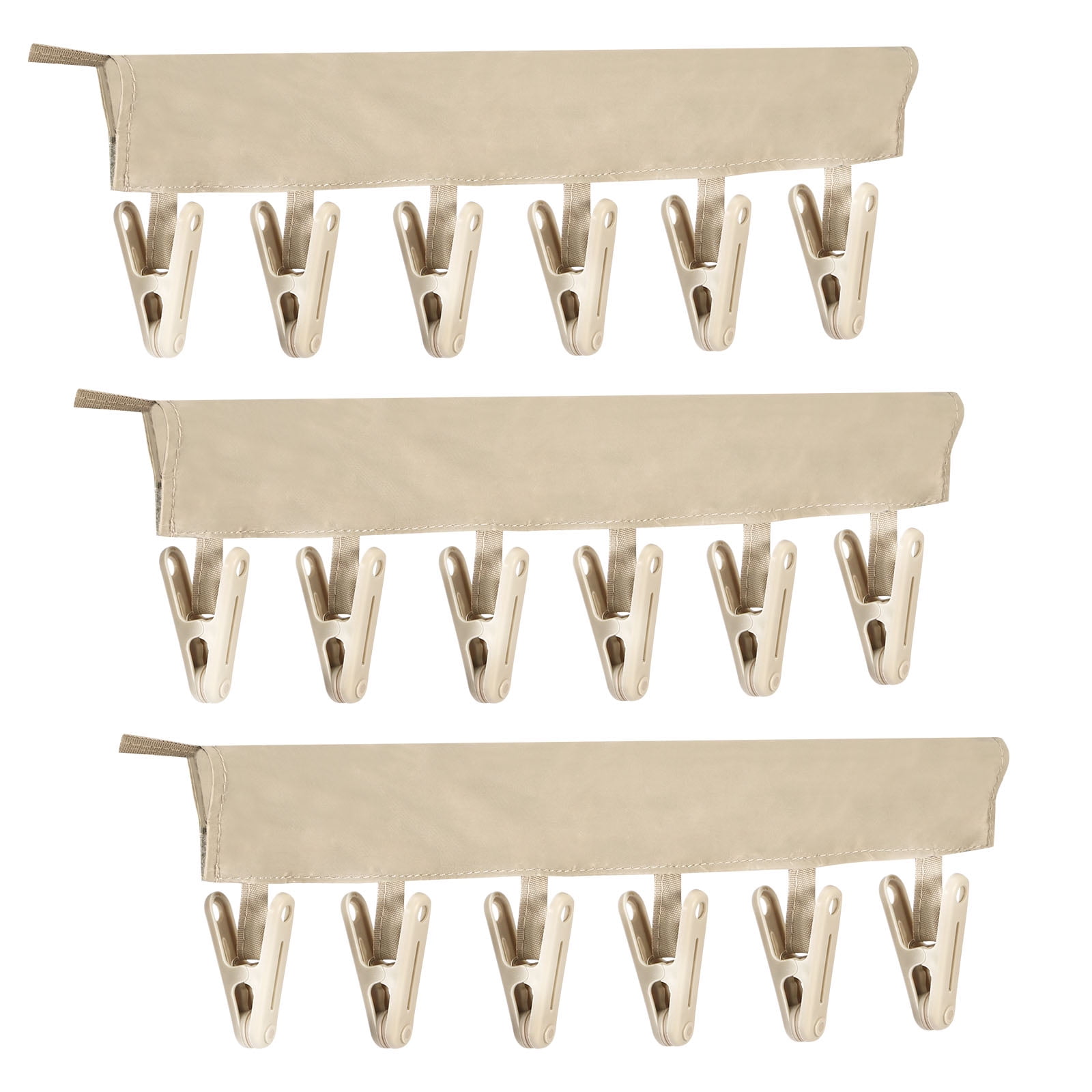 3Pcs Clothes Drying Hangers Foldable Clothes Drying Clips Portable ...