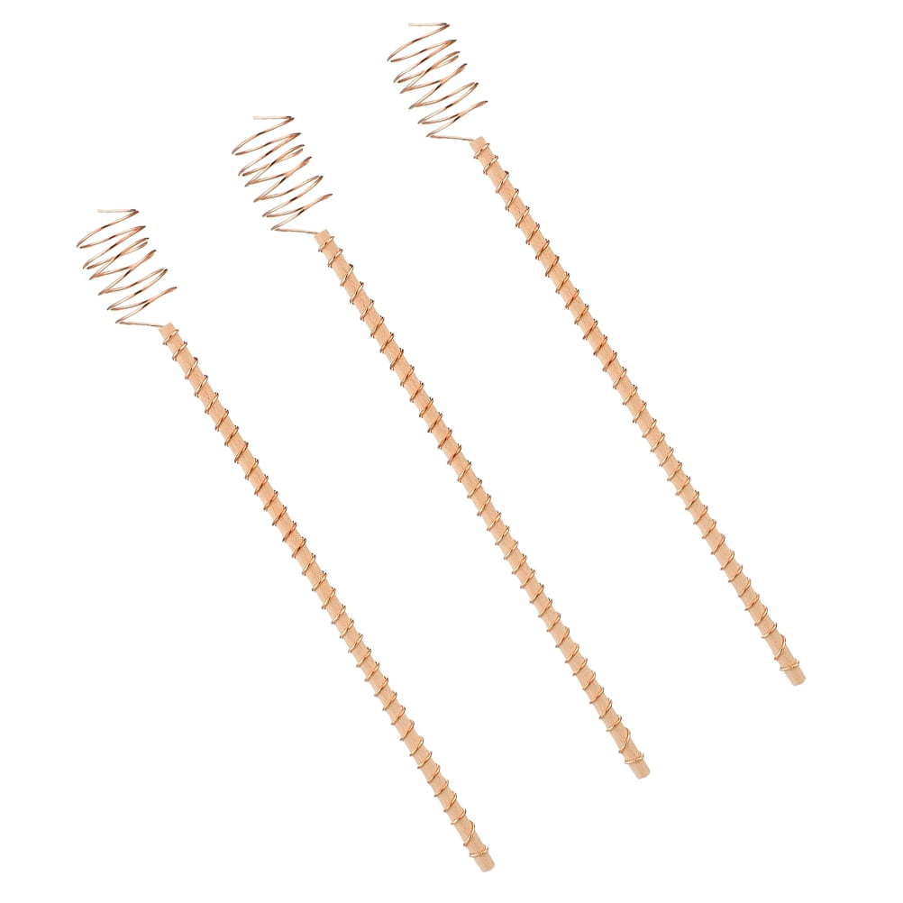 3Pcs Copper Coil Antennas for Garden Planting with Stakes Copper Wire ...