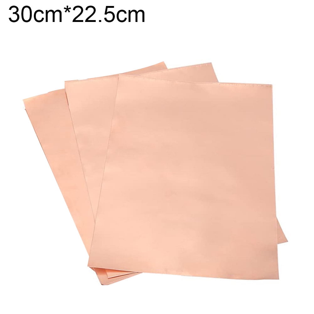 3Pcs Copper Foil Sheets, Single-Side Tape with Conductive Adhesive for ...