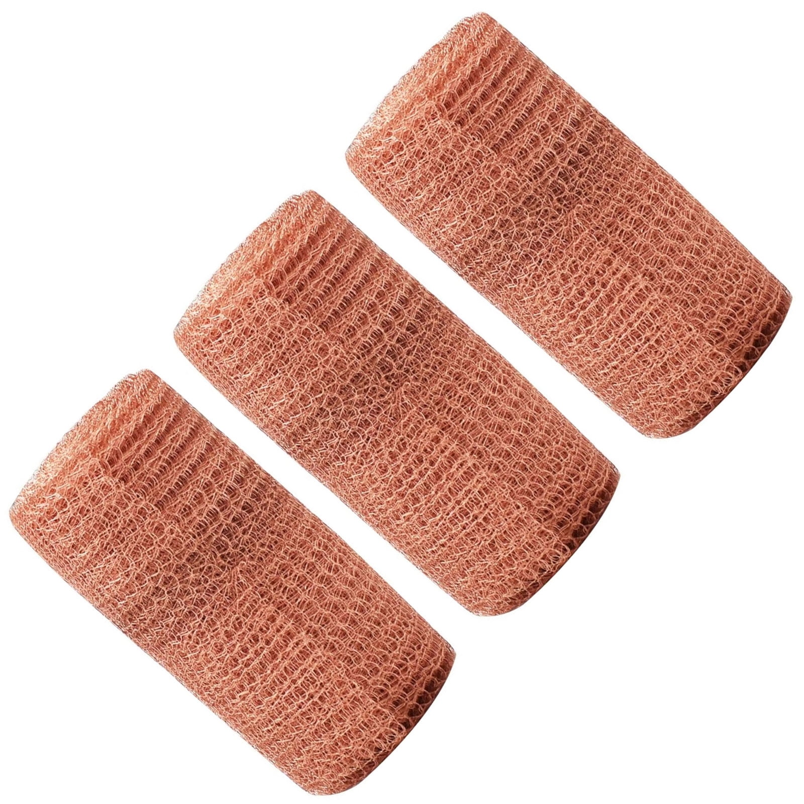 3Pcs Copper Mesh Flexible Copper Wire Mesh Roll Slug and Snail Proof ...