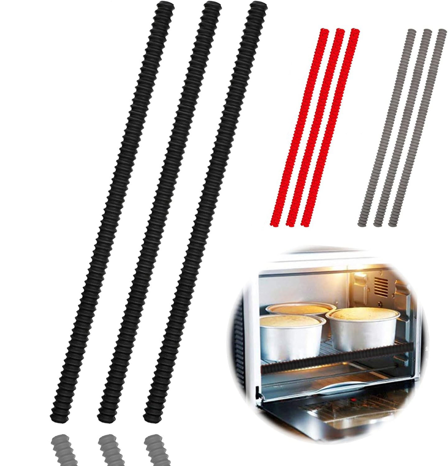 3Pcs Cover 14 Inches Long Oven Guards for Racks, Heat Resistant ...