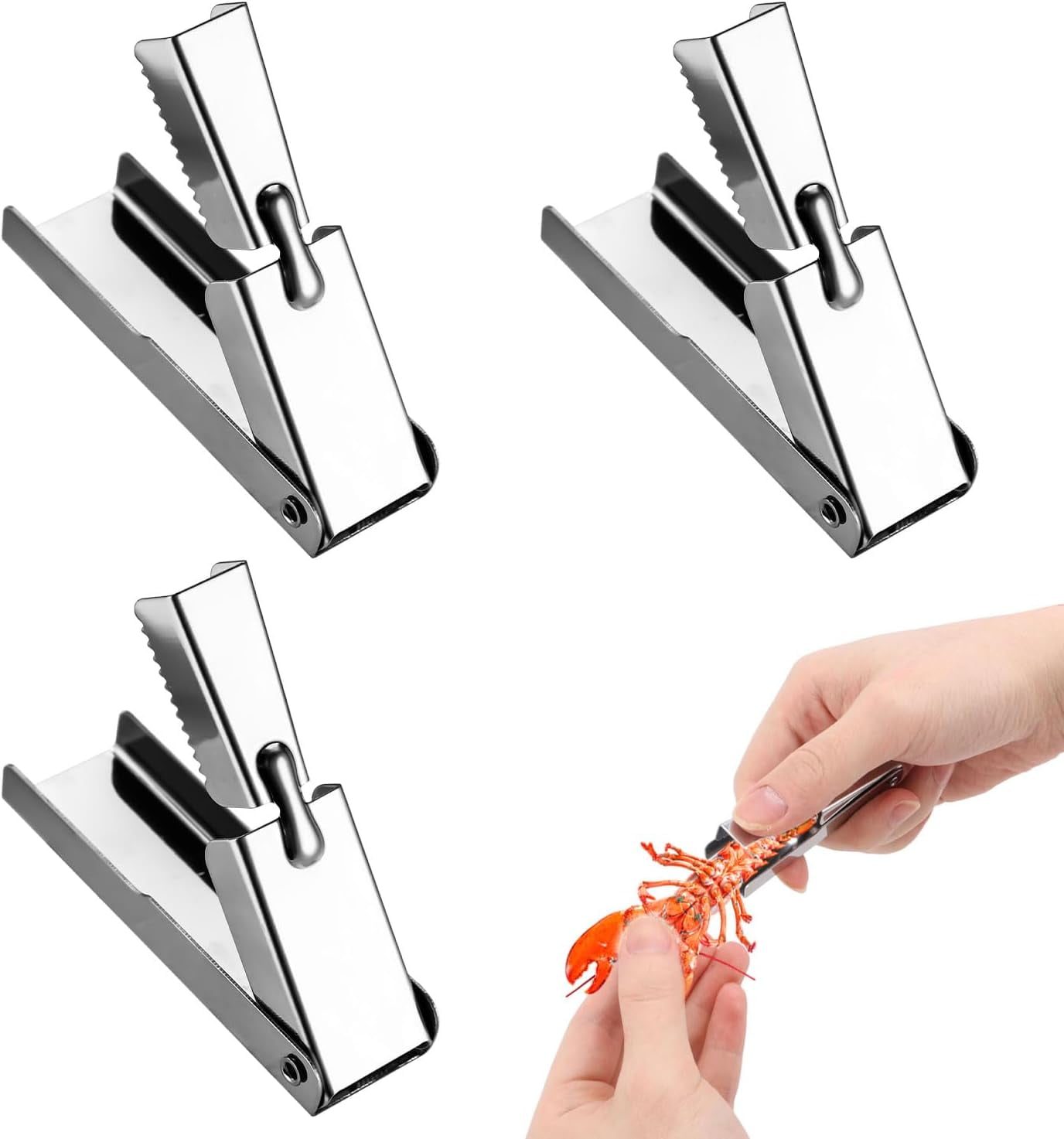 3Pcs Crawfish Peeler Tool Stainless Steel – Effortless Tail Sheller ...