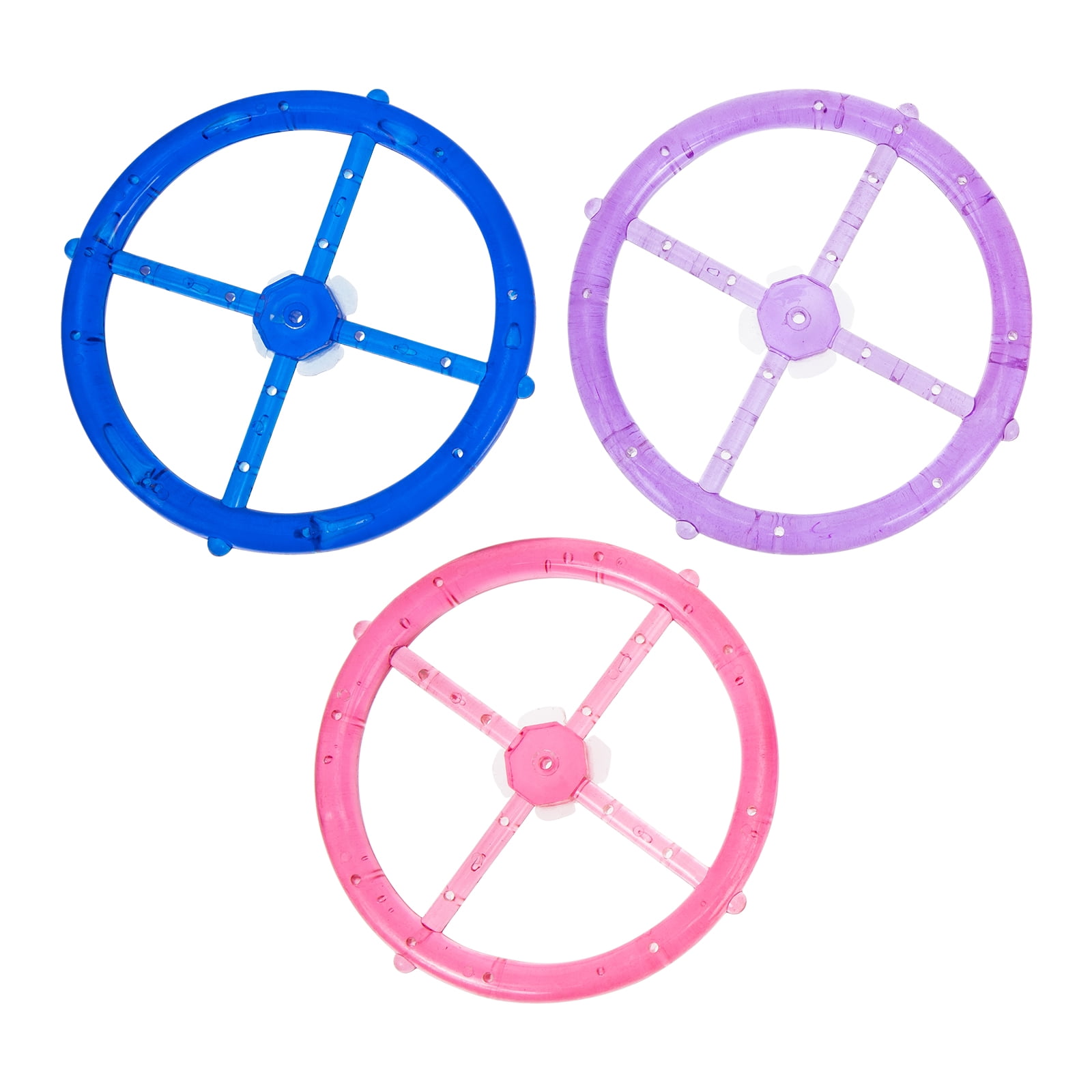 3Pcs DIY Wind Chime Supplies Plastic Wind Chime Rings Wind Chime DIY ...