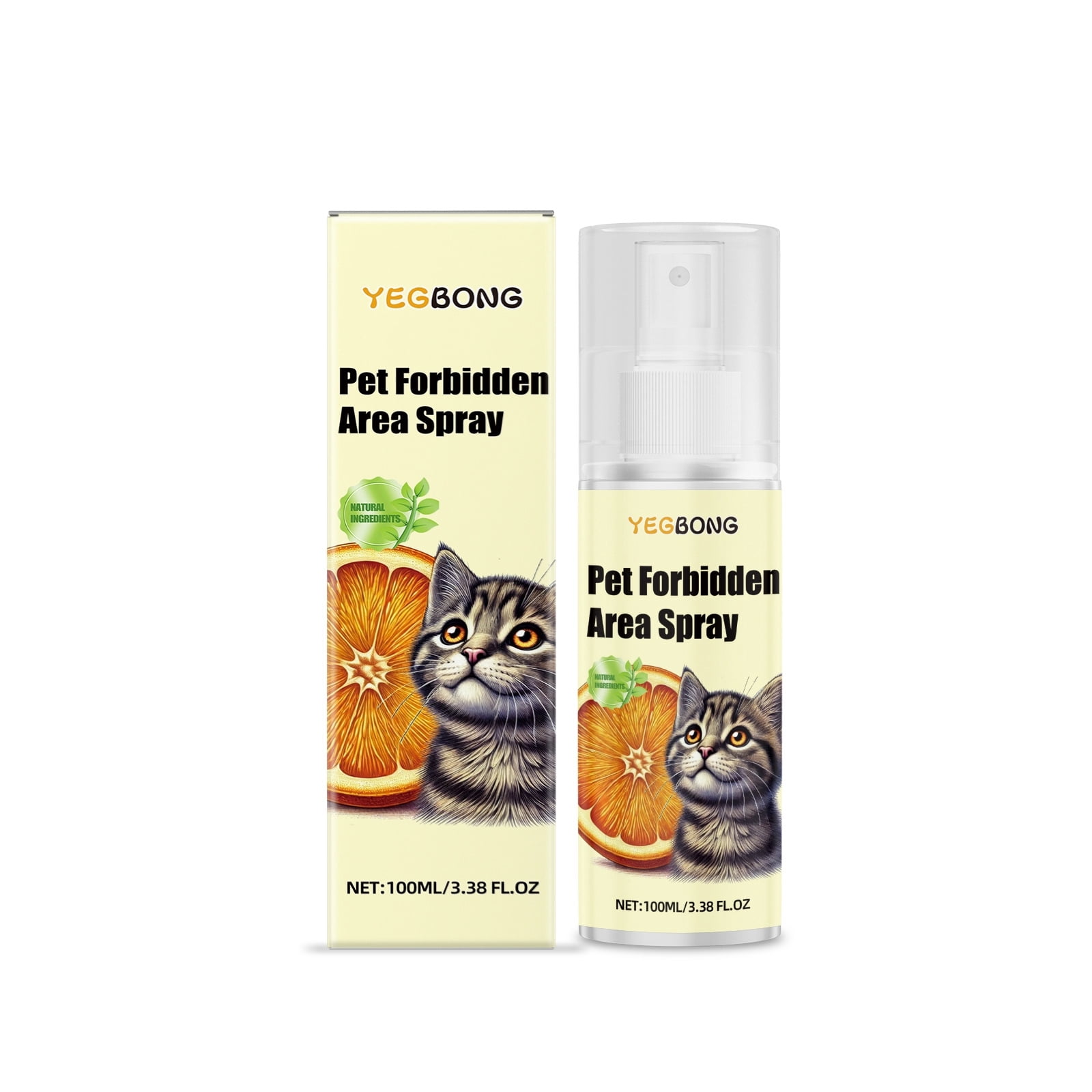 3Pcs Deterrent Spray 100% Natural Cat Spray Deterrent For Urine Marking ...