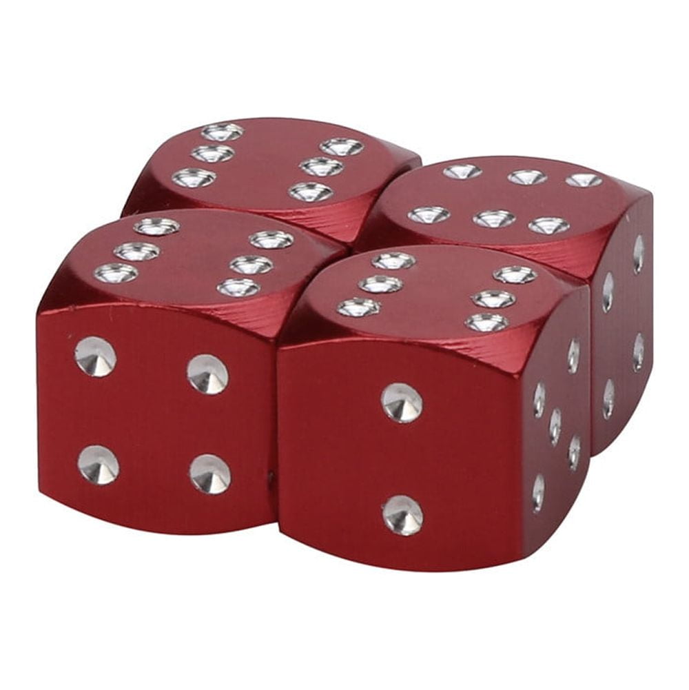3Pcs Dice Tool Caps under $5! MORESEC Novelty Dice Shaped Tire Tool ...