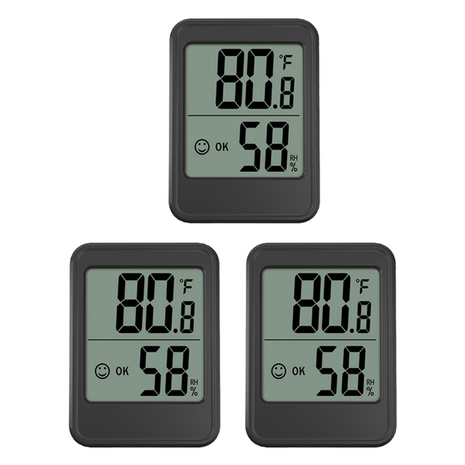 3Pcs Digital Humidity Meter Indoor Hygrometer Thermometer,Room ...