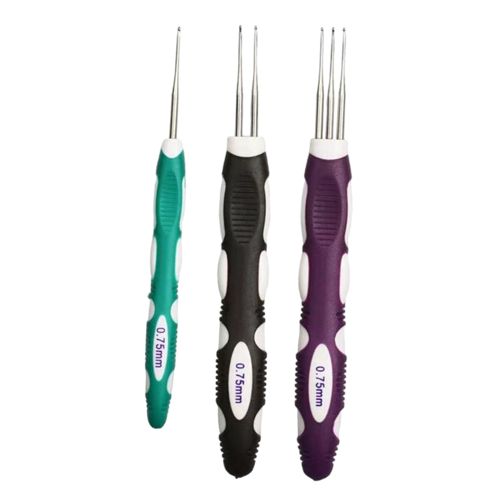 3Pcs Dreadlock Crochet Hook for Hair Dreadlock Pin Tool,Braid Craft ...