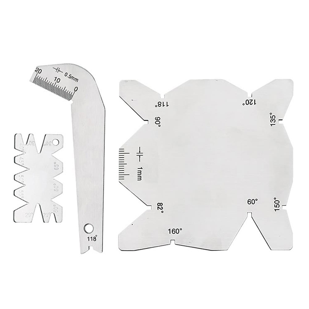 3Pcs Drill Bit Angle Gauge Dirll Sharpener Tool S/S Inspection ...