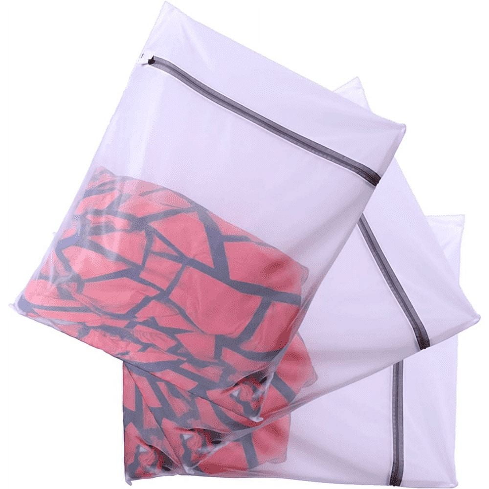 3Pcs Durable Fine Mesh Laundry Bags for Delicates,Lingerie Bags for ...