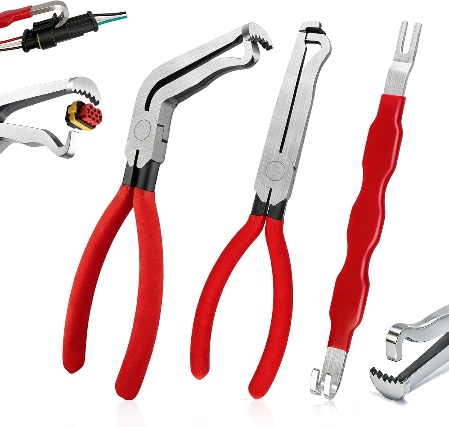 3Pcs Electrical Disconnect Pliers Connector Separator Tool, Durable ...