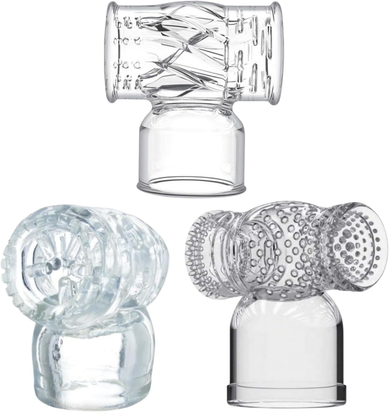 3Pcs Electrit Back Massage Gun Attachments Accessories Handheld ...