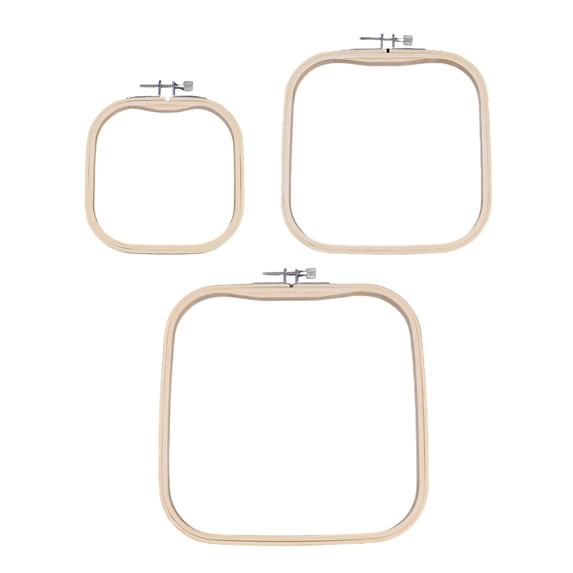 3Pcs Embroidery Hoop Square Adjustable Embroidery Hoop Stitching Hoop ...