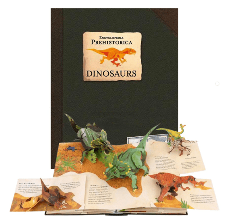3Pcs Encyclopedia Prehistorica Dinosaurs – Captivating for All Ages: 3D ...