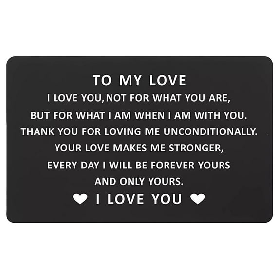 3Pcs Engraved Metal Card, Yannianjz Engraved Metal Card, Personalized ...