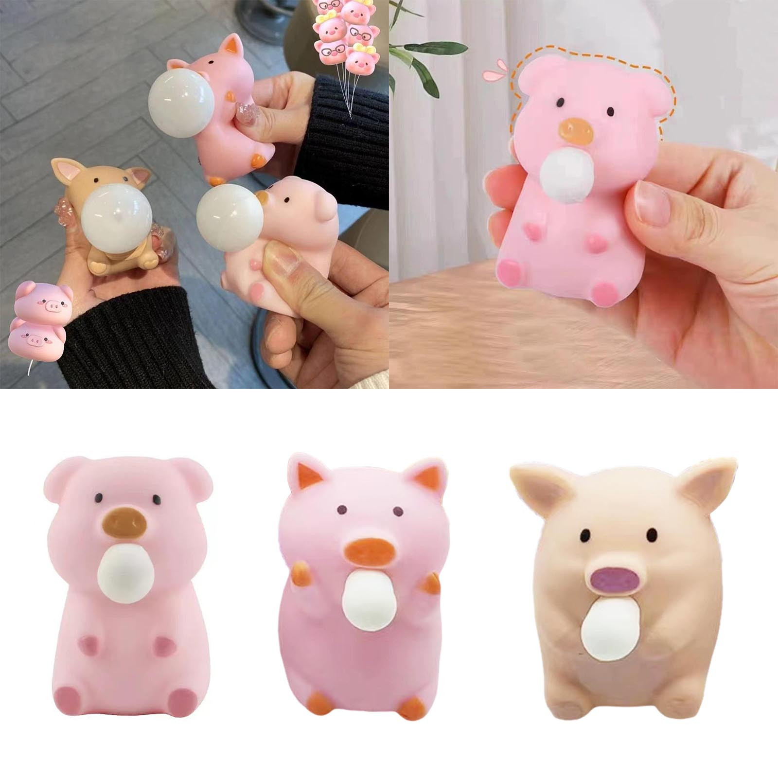 3Pcs Fidget Toys,Children's Toy Decompression Toy can be Pinched Toy ...