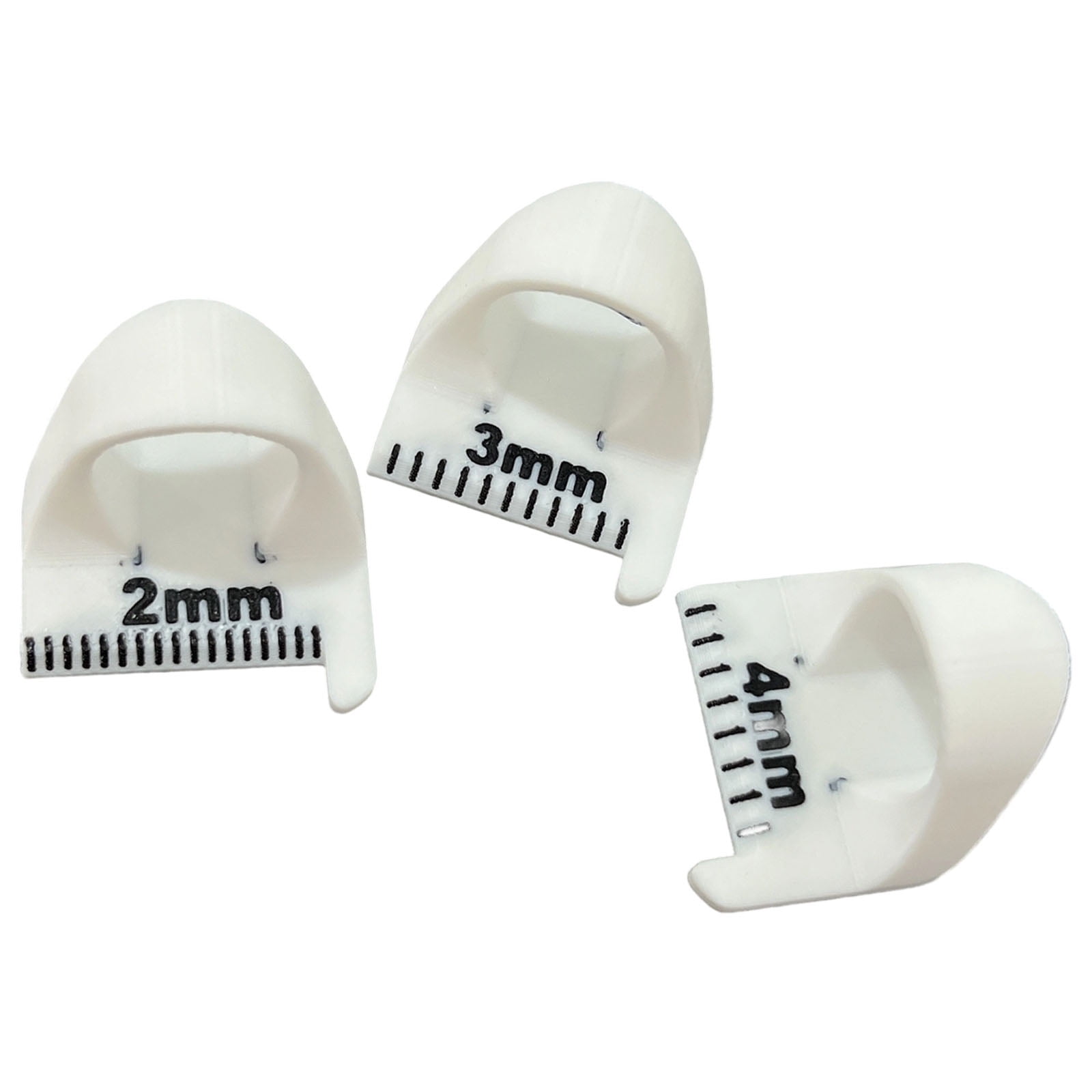 3Pcs Finger Sewing Ruler with Millimeter Scale Patchwork Stitching Aid ...