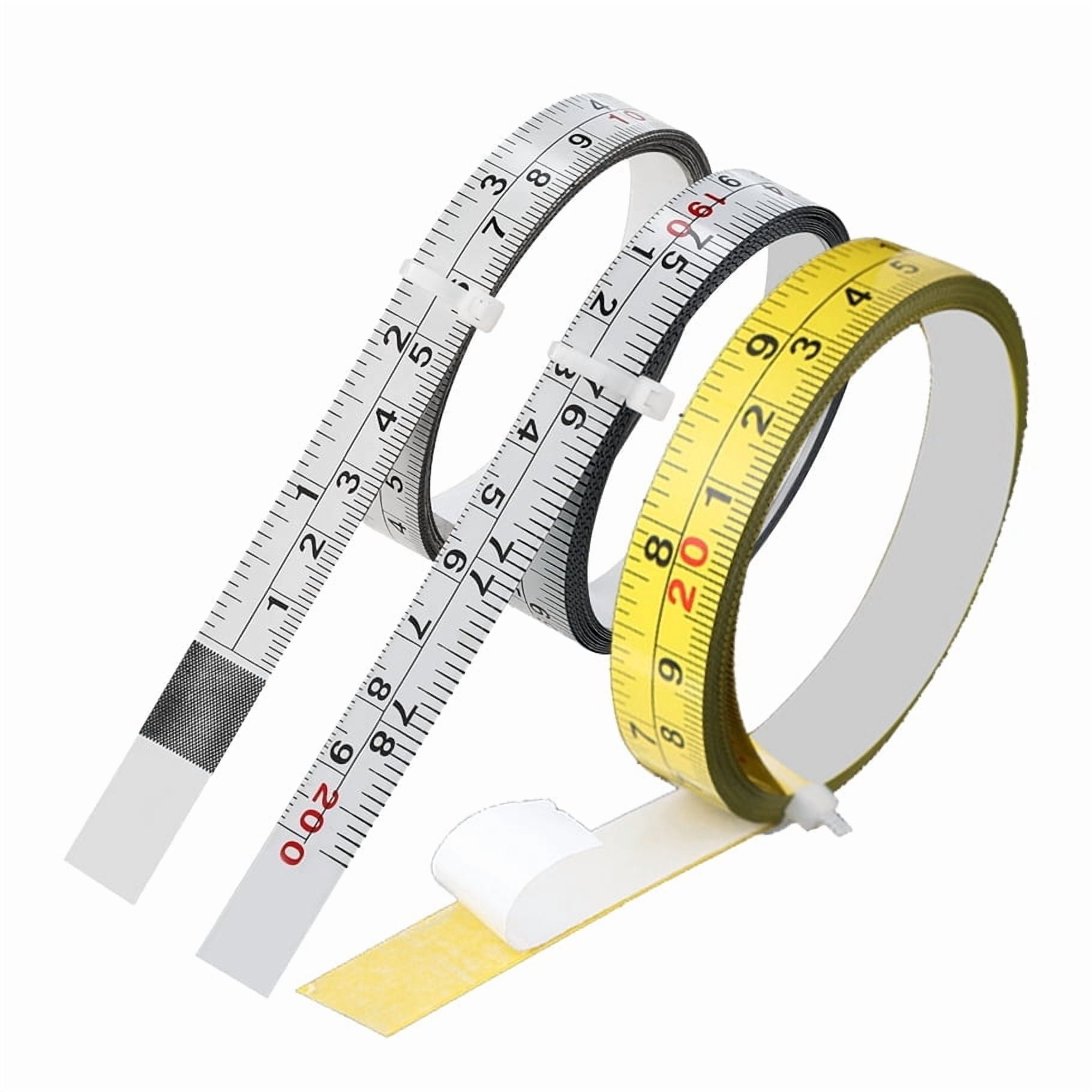 3Pcs Fish Ruler for Boat 79" Backing Self-Adhesive Roll-up Fishing Tape ...