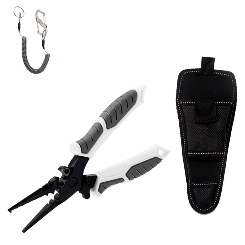 3Pcs Fishing Plier Fish Hook Remover Crimping Plier Split Ring ...