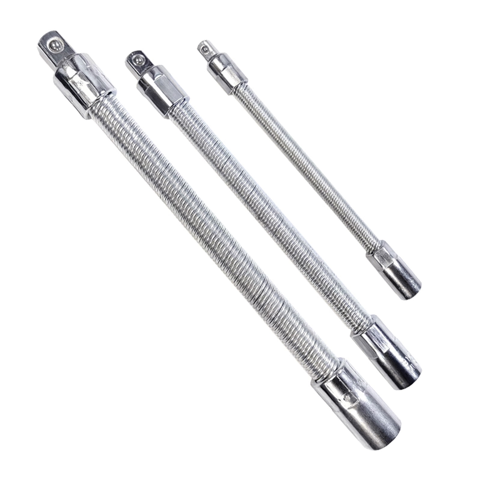 3Pcs Flexible Socket Wrench Extension Rod Set Flexible Drill Bit ...