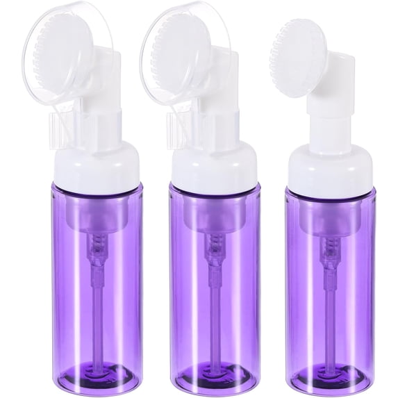 3Pcs Foam Pump Bottle with Brush, 2oz / 60ml Empty Foaming Dispensers ...