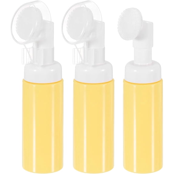 3Pcs Foam Pump Bottle with Brush, 2oz / 60ml Empty Foaming Dispensers ...