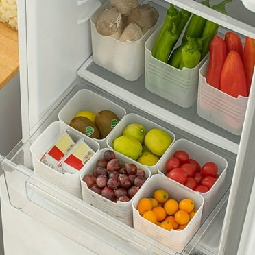 Refrigerator Organizer Bins Kitchen Food Storage Box Fridge Rack Drawer ...