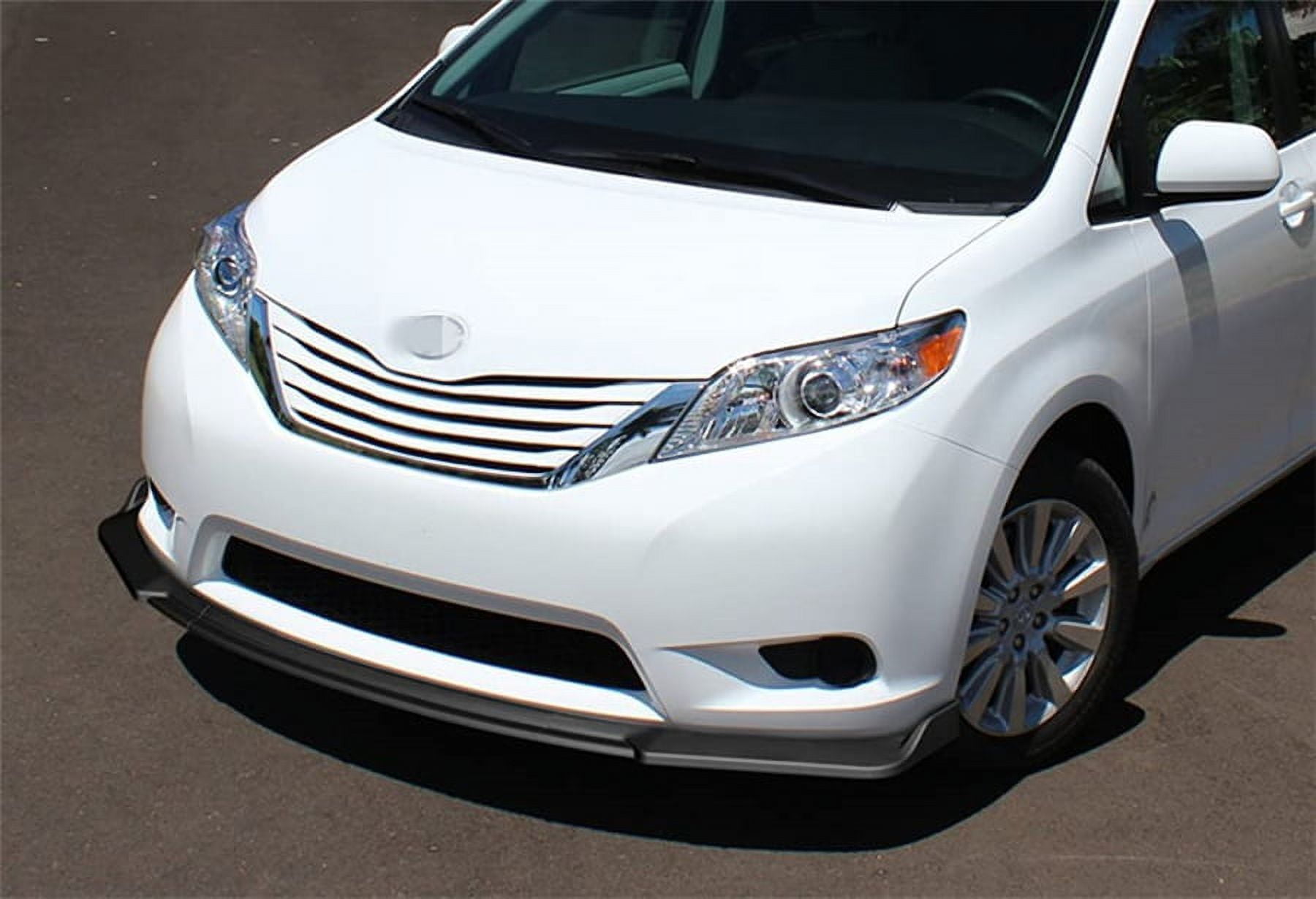 3Pcs Front Body Kit Bumper Lip Carbon Fiber Style For 2011-2015 Toyota ...