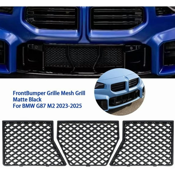 3Pcs Front Lower Bumper Grille Mesh Center Racing Grill For Bmw G87 M2 ...