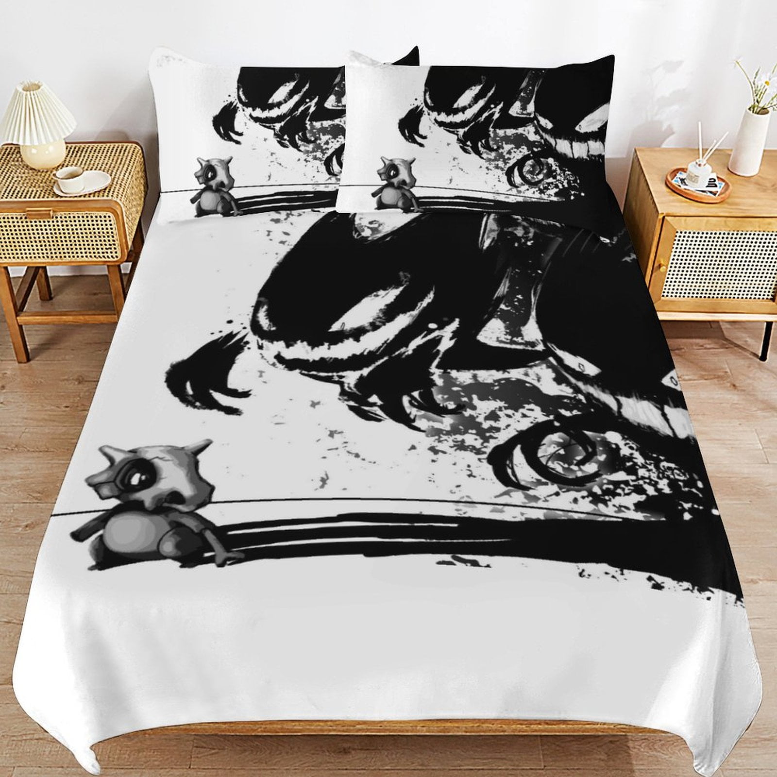 3Pcs Gengar Theme Comforter Bedding Set Room Decor Comforter Graphic ...