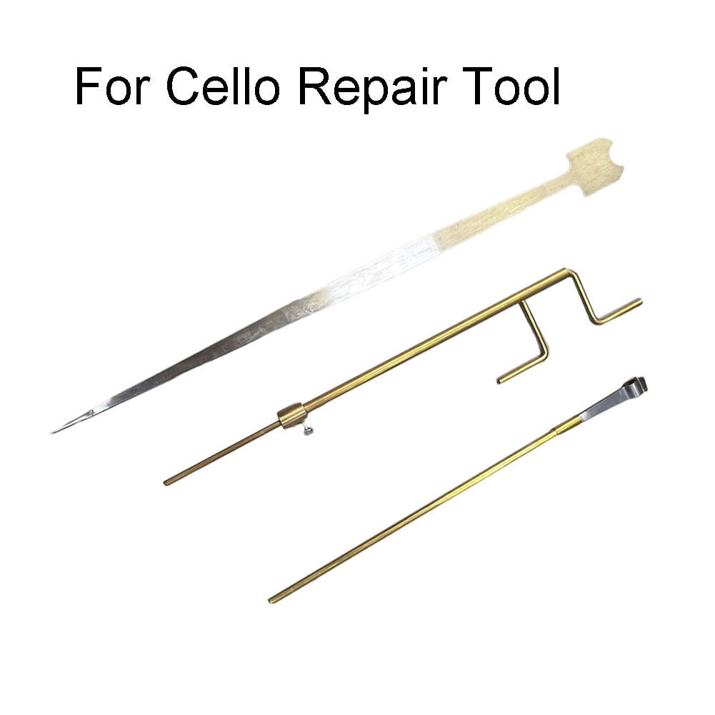 3Pcs Gold Professional Set Cello Sound Post Setter Repair Luthier ...