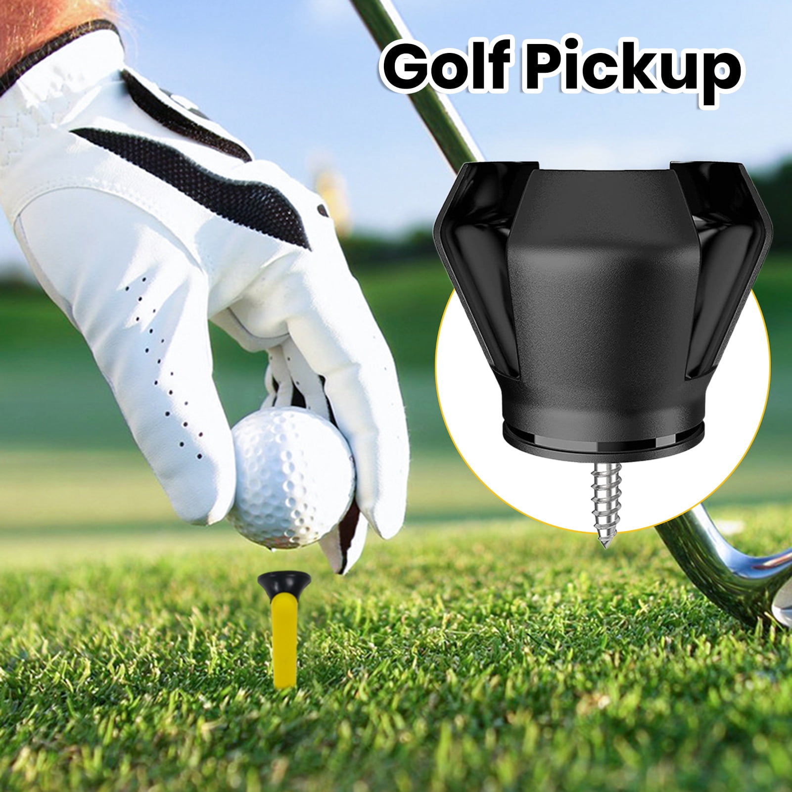 3Pcs Golf Ball Retriever Grabber 3-Prong Design Lightweight Portable ...