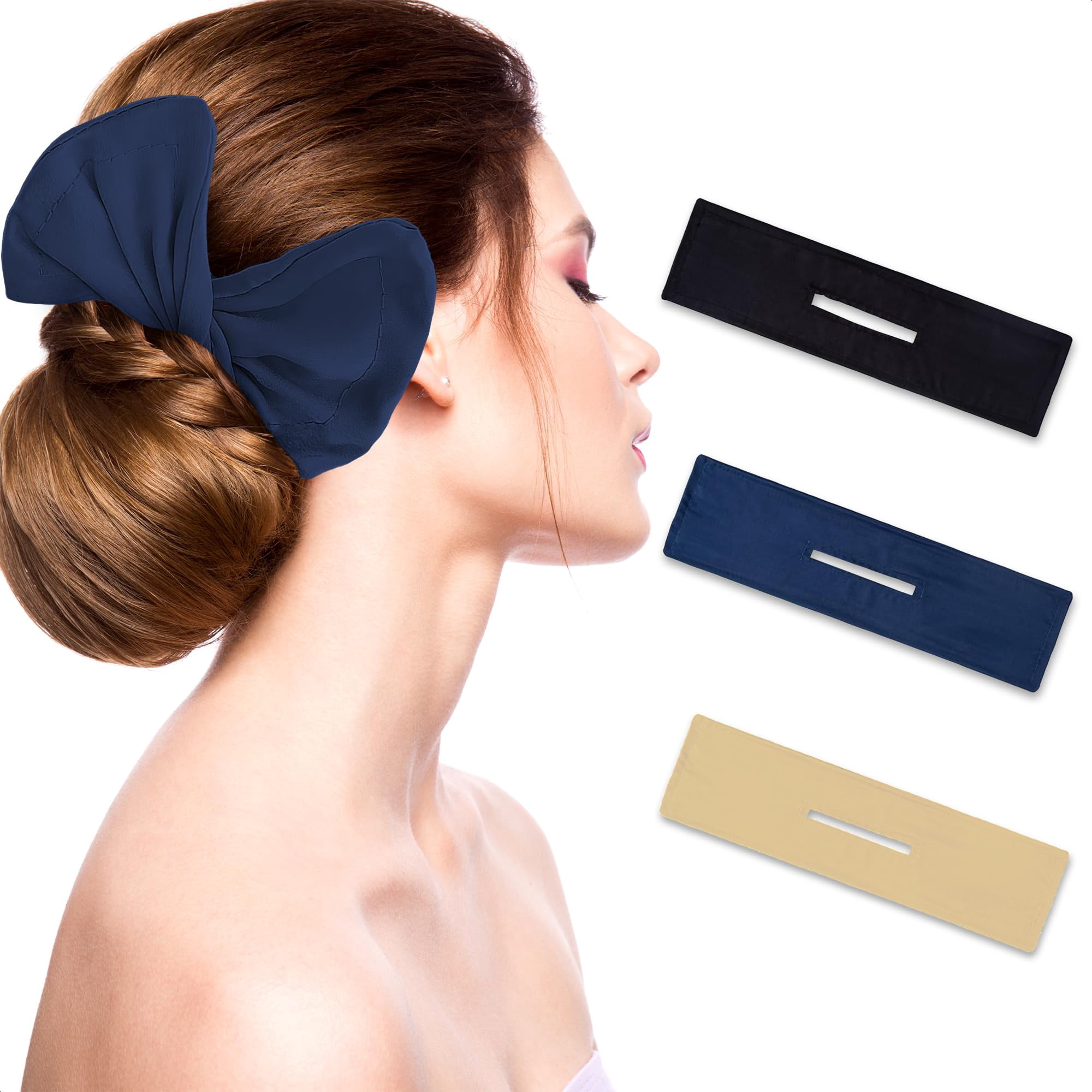 3Pcs Deft Hair Bun Maker - Hair Buns Makers, Deft Bun Maker for Women ...