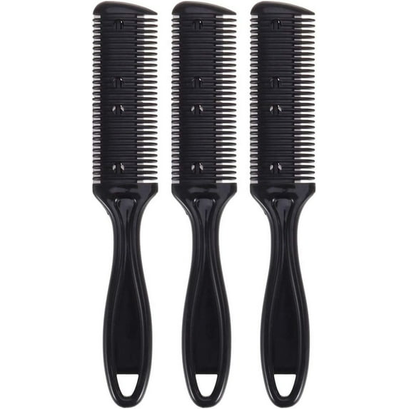 3Pcs Hair Cutting Comb Professional Hair Thinning Comb Double Sided ...