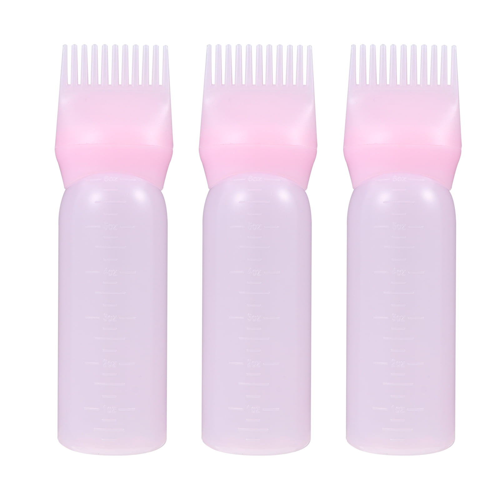 3Pcs Hair Dye Bottles Applicator Root Comb Salon Hair Coloring Bottles ...