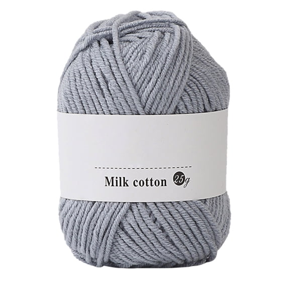 3Pcs Hand Knitting Yarn! Yannianjz 25g Milk Cotton Crochet Yarn ...