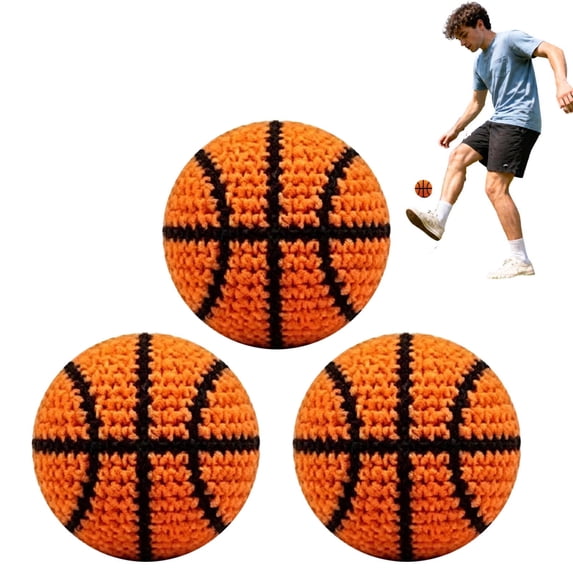 3Pcs Hand-Made Knitted Hacky Bag Footbag Sack for Kick Ball,Assorted ...