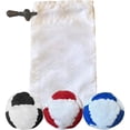 3Pcs Handmade Hacky Sack with Pouch, Guatemalan Handmade Unique Pattern ...