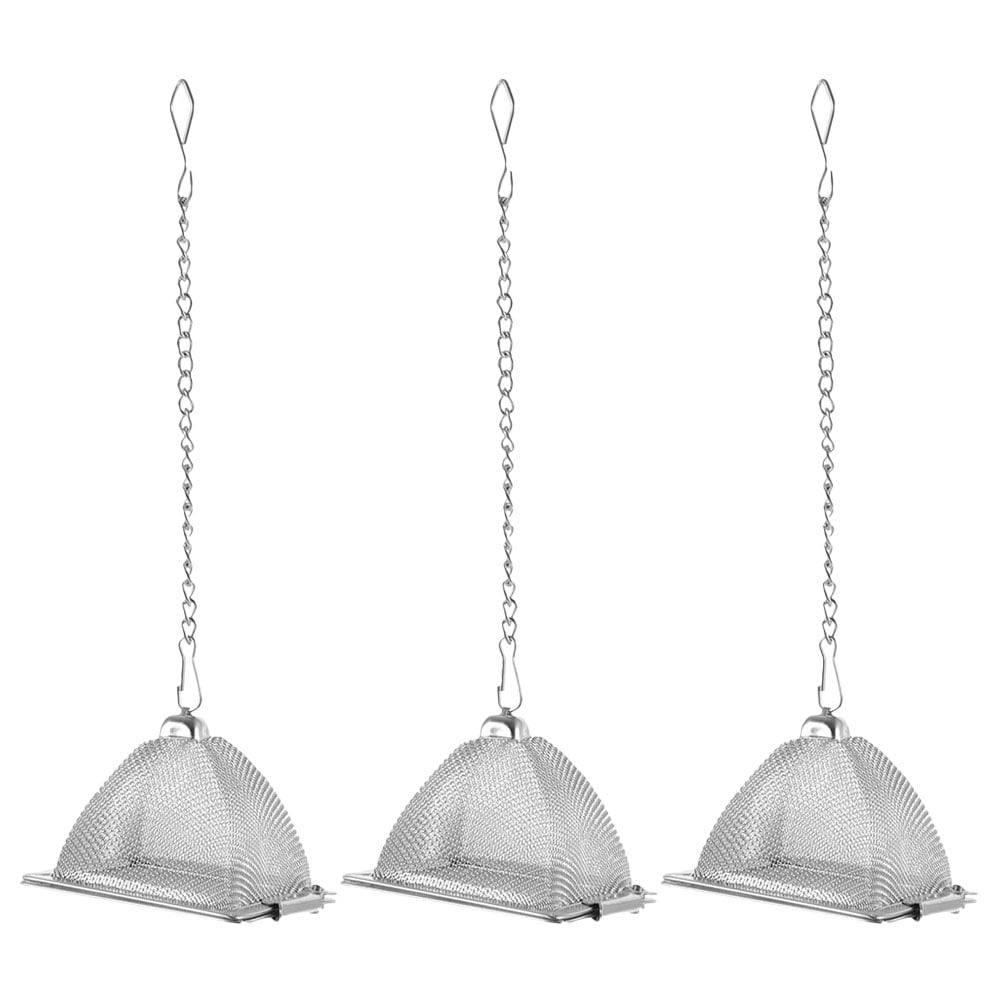 3Pcs Hanging Loose Tea Infusers Practical Tea Strainers Stainless Steel ...