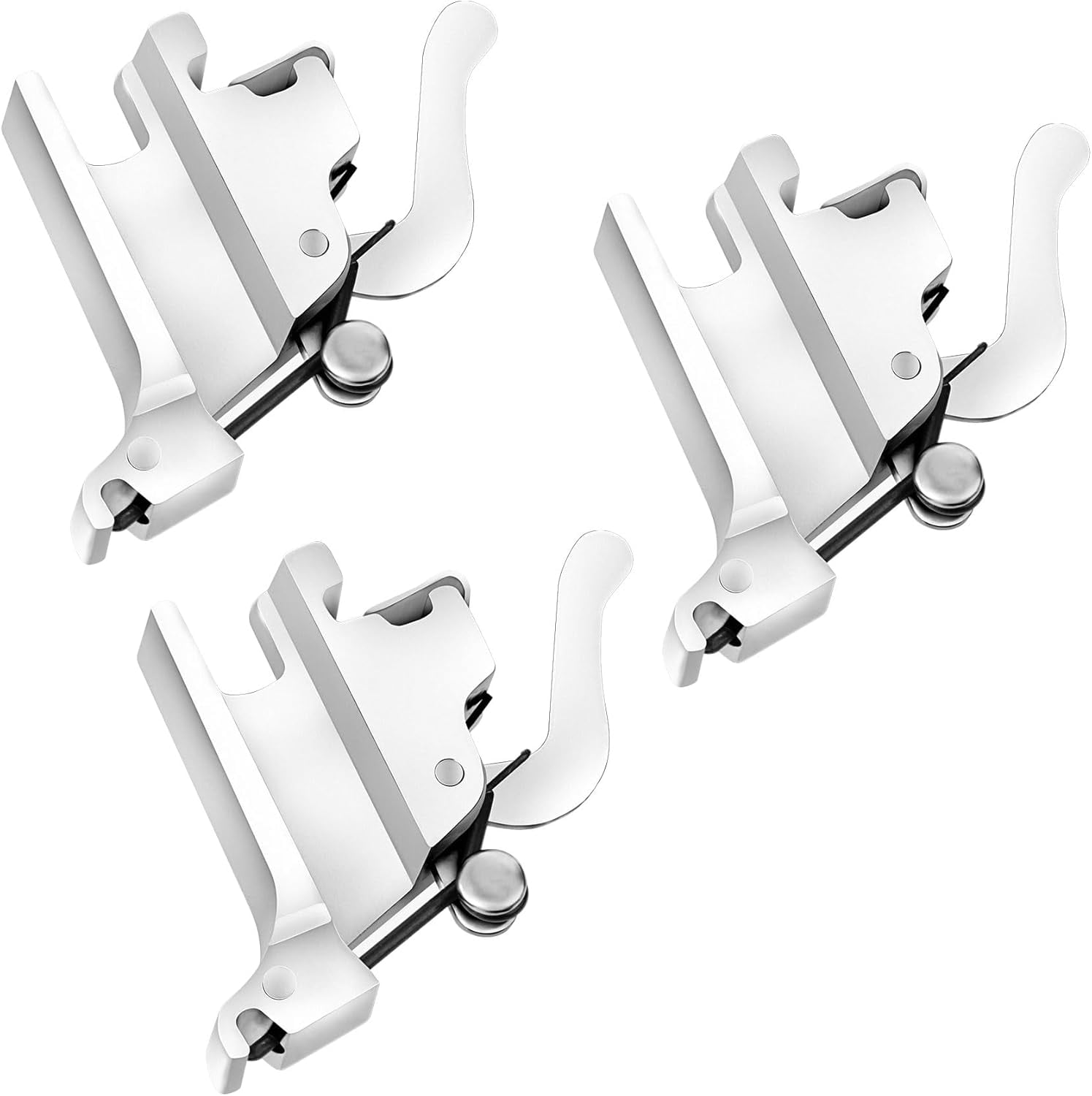 3Pcs High Shank Foot Adapter Presser Holder, Snap On Shank Low Sewing ...