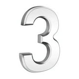 3Pcs House Numbers, Yannianjz House Numbers, 3D Metal Address Numbers ...