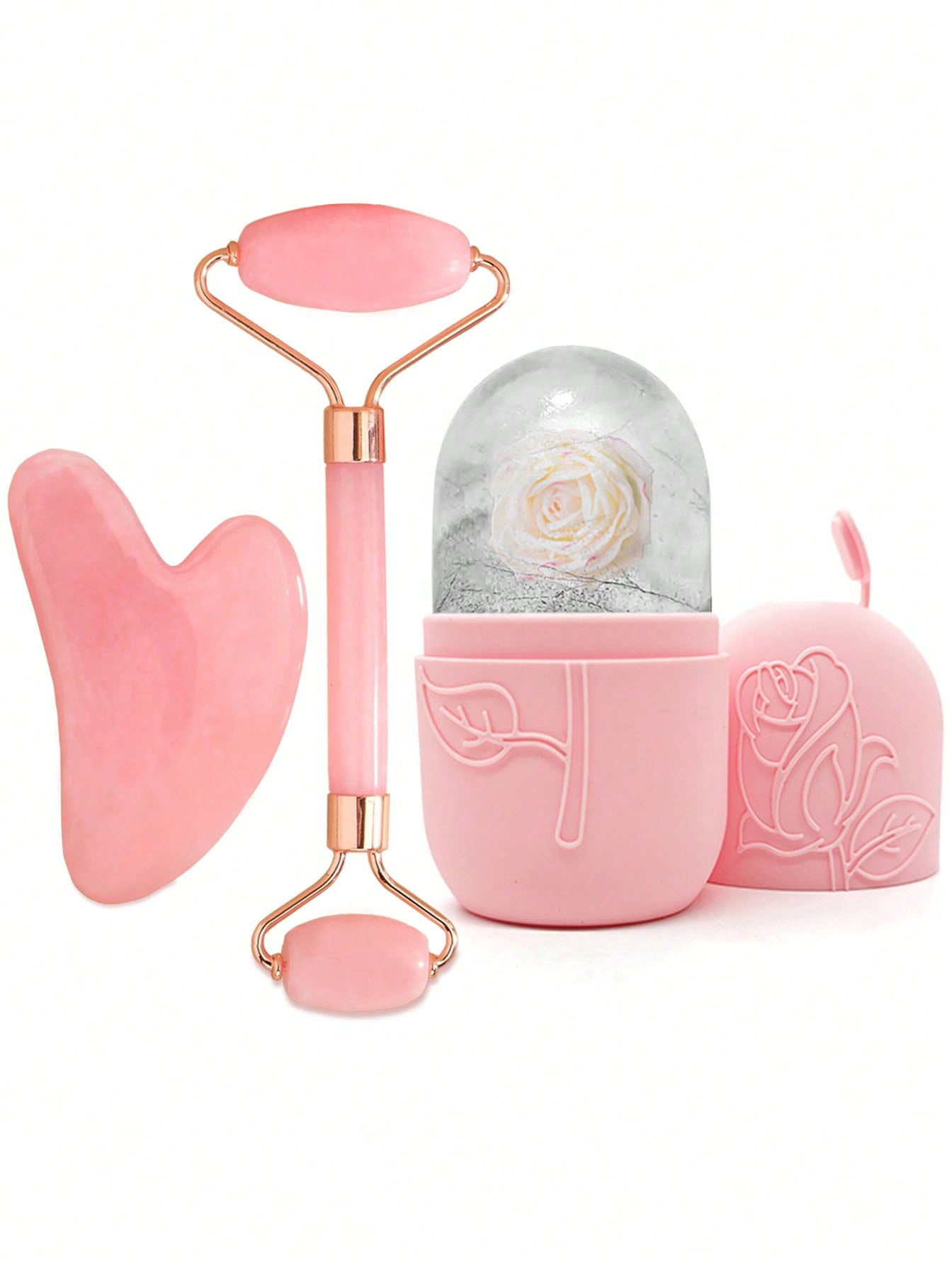 3Pcs Ice Face Roller -Facial Skincare Ice Roller Set,Facial Massage ...