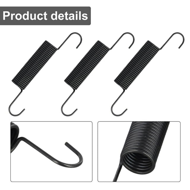 3Pcs Idler Pulley Spring Fits For 42" Mower Deck Replaces 169022 ...