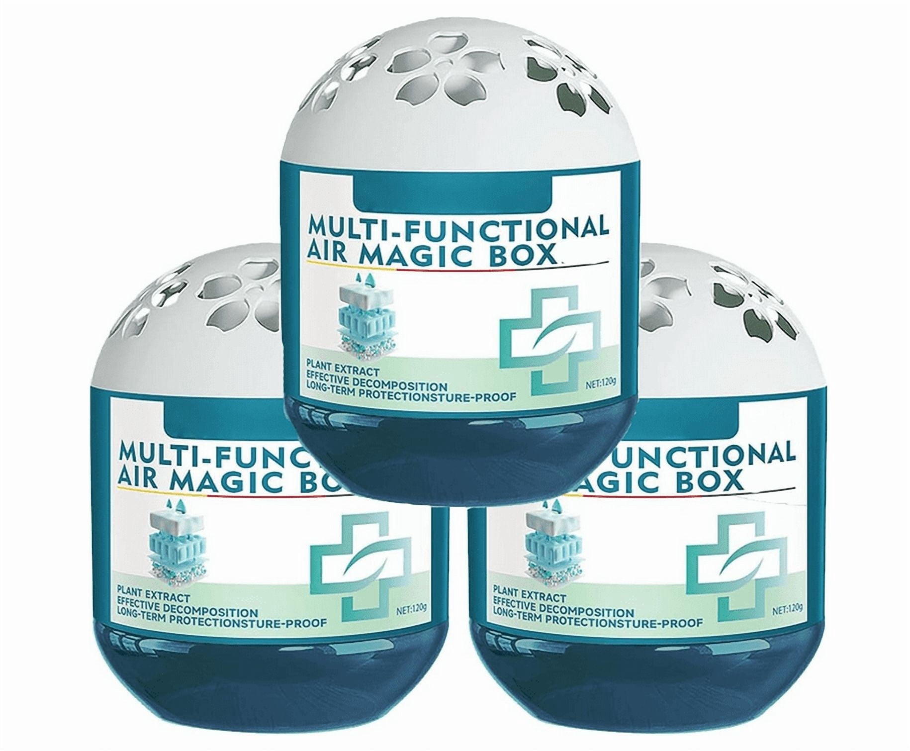 3Pcs Indoor Air Purification Dust Removal Magic Box, Multi Functional ...