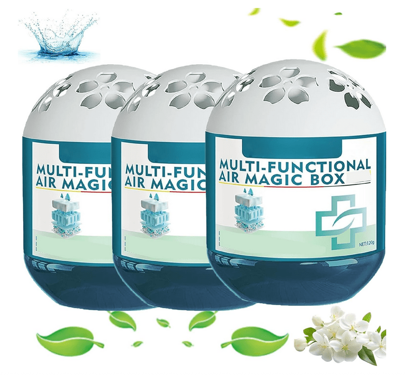 3Pcs Indoor Air Purification Dust Removal Magic Box, Multi Functional ...