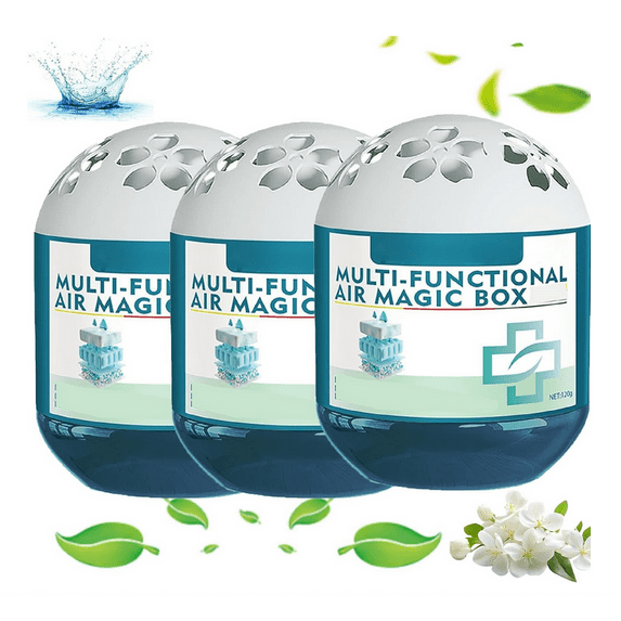 3Pcs Indoor Air Purification Dust Removal Magic Box, Multi Functional ...